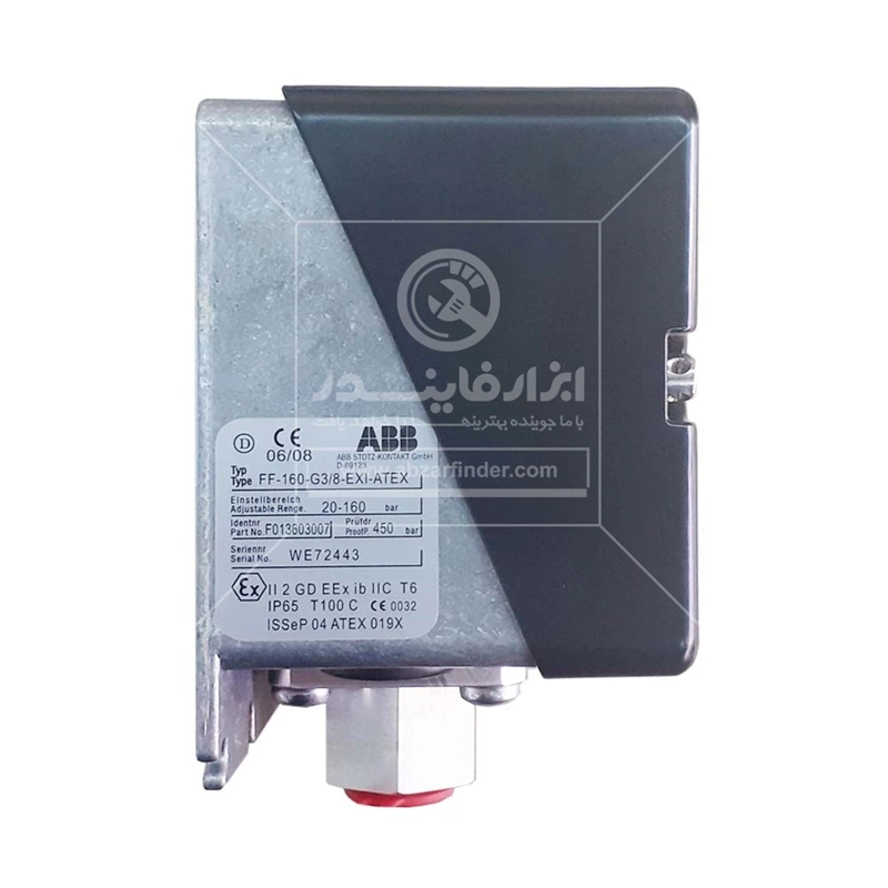 خرید و قیمت پرشر سوئیچ پیستونی کانکشن استیل برند ABB (ضد انفجار ...